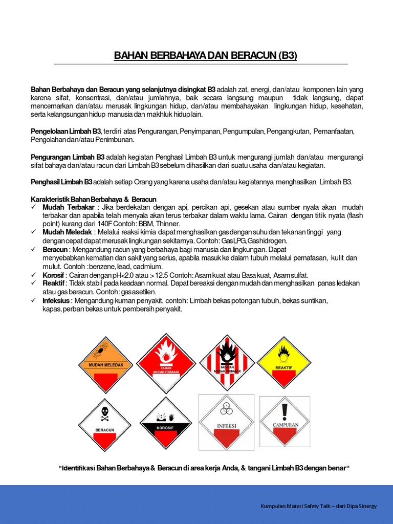 Materi Safety Talk-01 | PDF