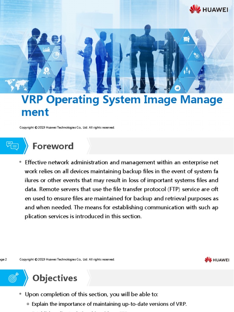 HC110110011 VRP Operating System Image Management | PDF | File Transfer ...