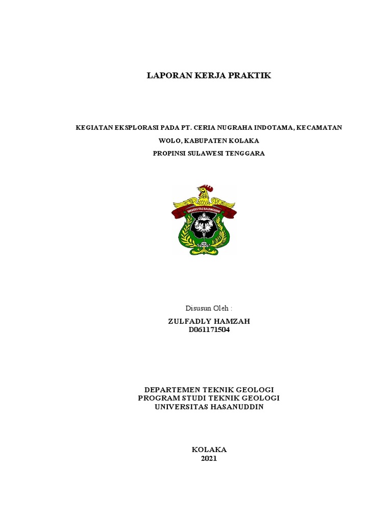 Laporan KP Final Zulham | PDF | Karier & Perkembangan | Seni