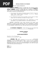 SPA To Verify TIN With BIR 2 PANELO | PDF | Power Of Attorney | Virtue