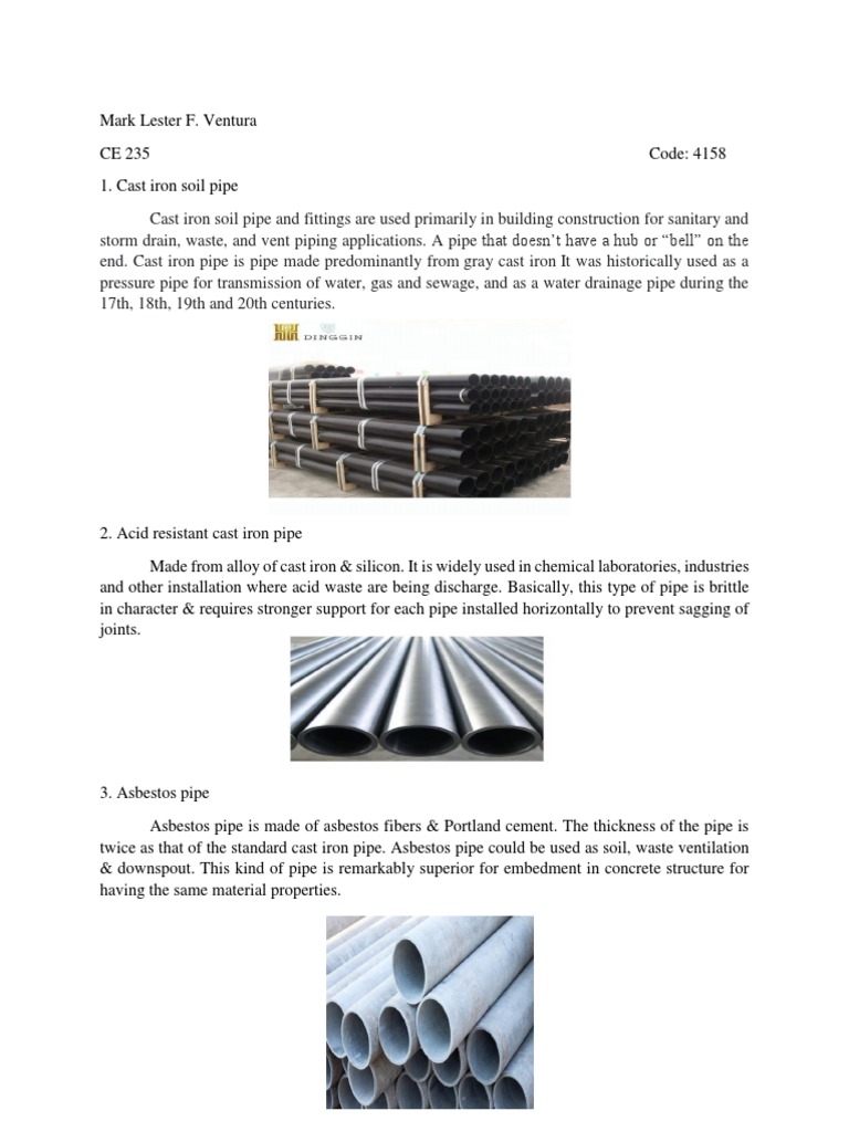 Engineering | PDF | Plumbing | Pipe (Fluid Conveyance)