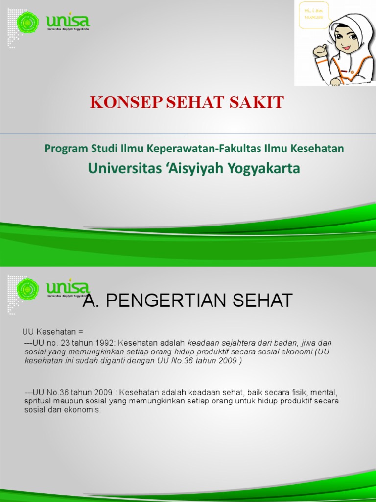 Konsep Sehat-Sakit | PDF | Pengembangan Diri