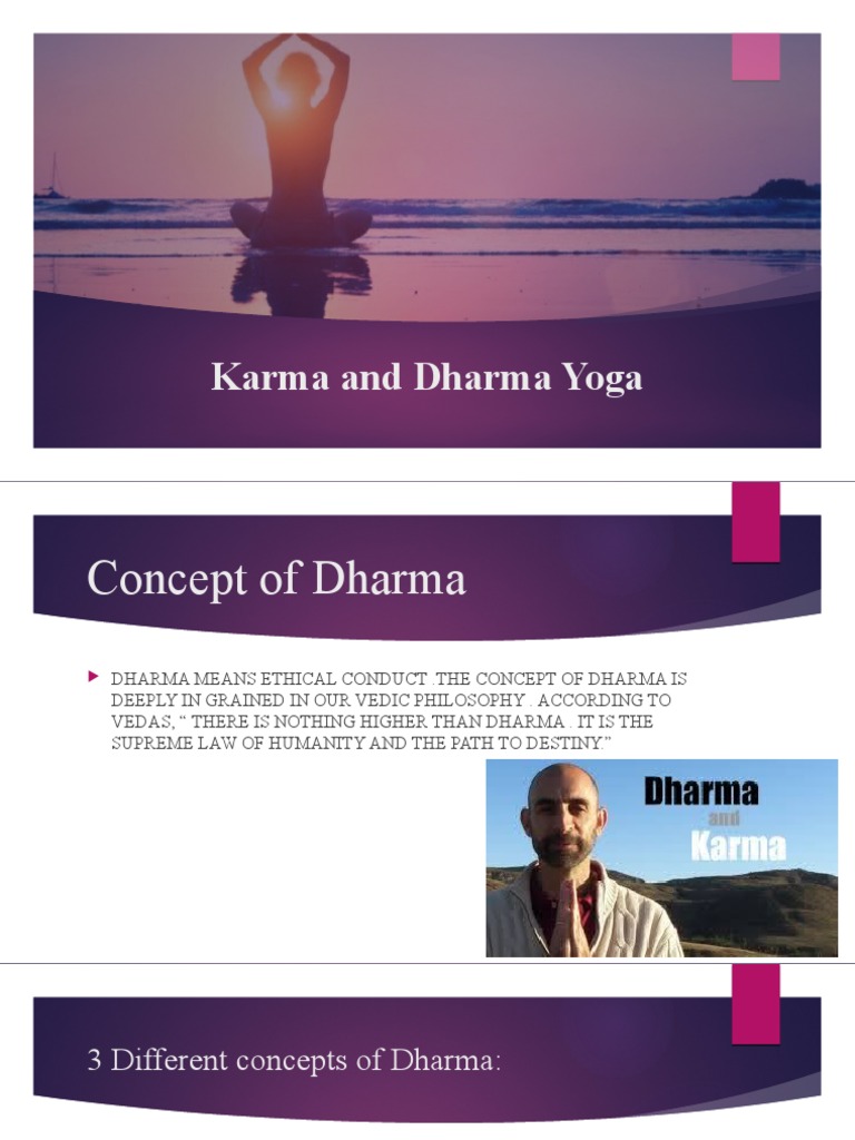 Karma - Dharma Yoga | PDF | Karma | Dharma