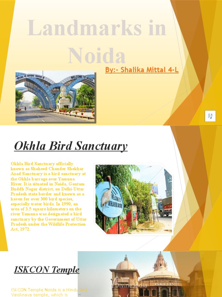 Landmarks in Noida By-Shalika Mittal 4L | PDF