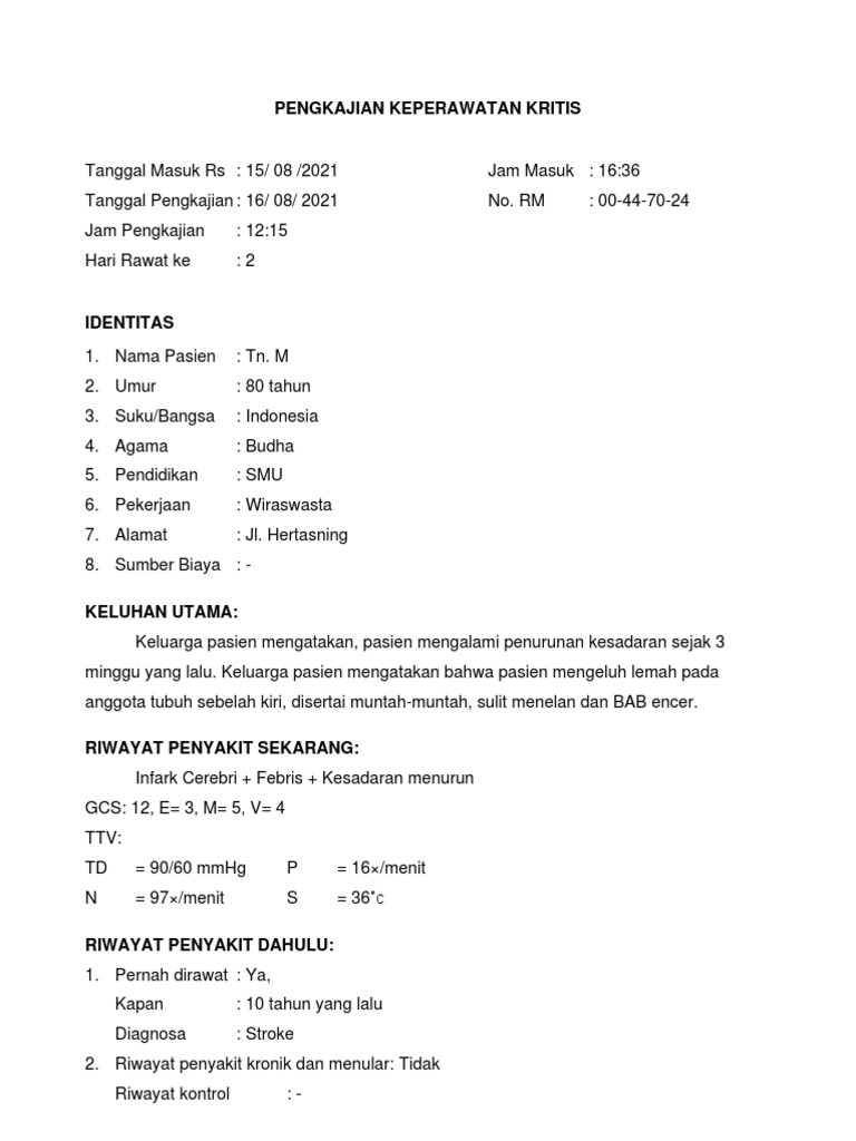 Askep +pathway NHS | PDF