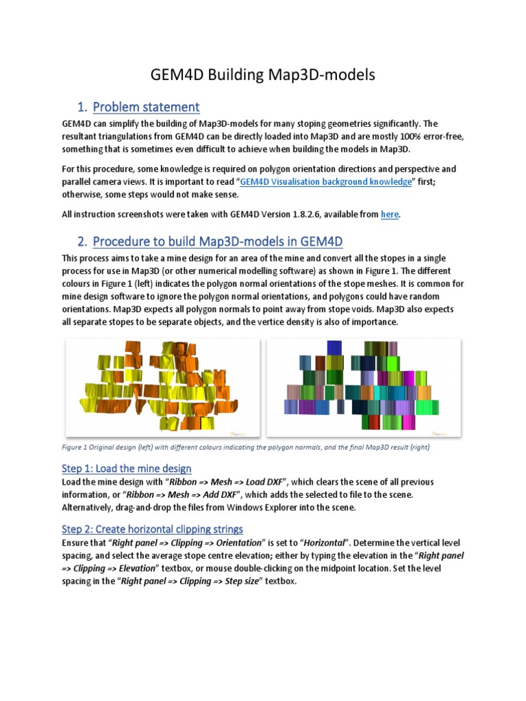 GEM4D Building Map3D Models in GEM4D | PDF | Extrusion | Computing