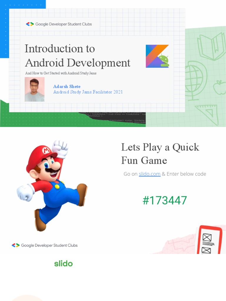 Introduction To Android Development: Adarsh Shete | PDF