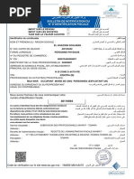 Demande de Modèle J au Maroc | PDF | Justice | Crime et violence
