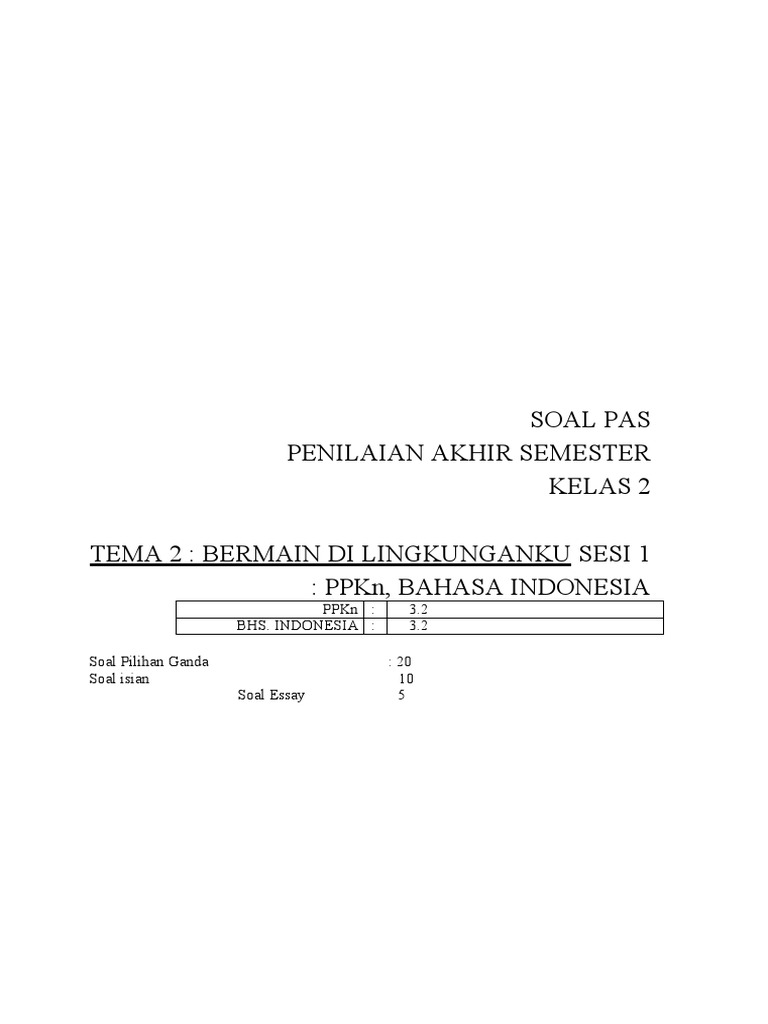 Pas Tema 2 Sesi 1 | PDF