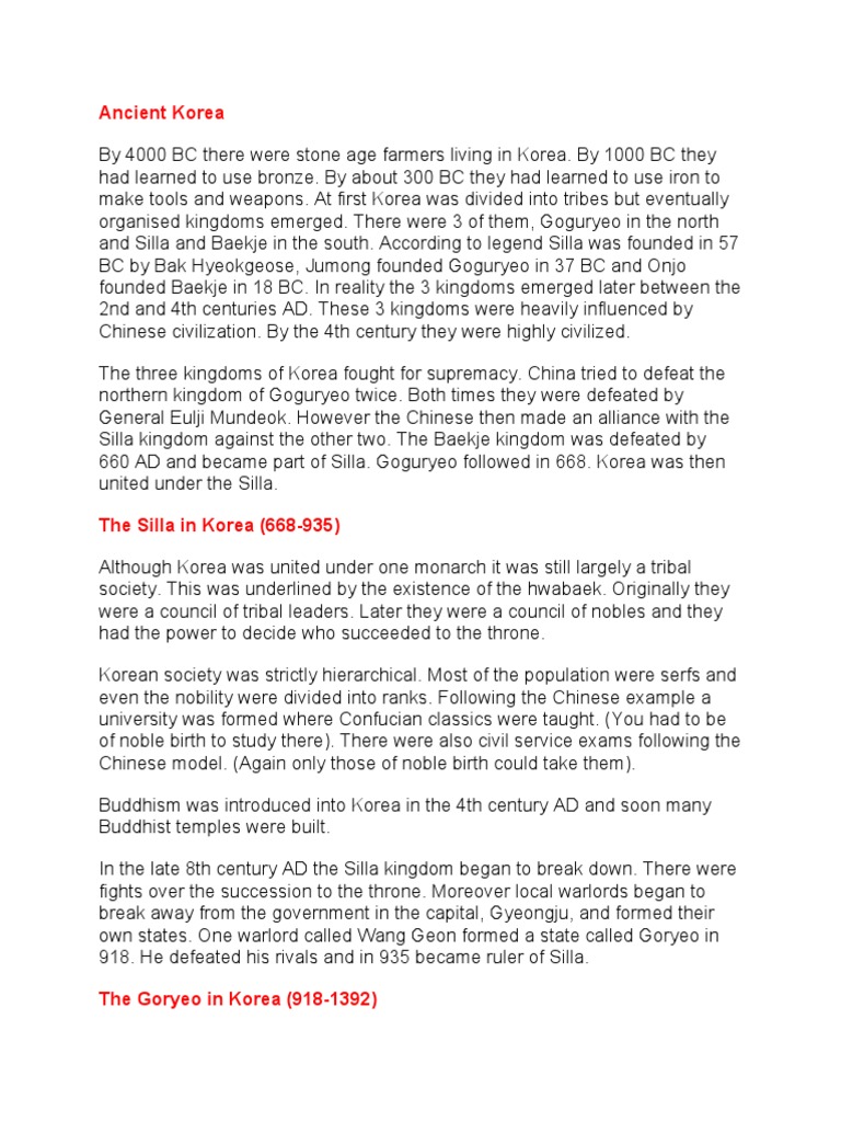 The Rise and Fall of Ancient Korean Kingdoms: A History of Political ...