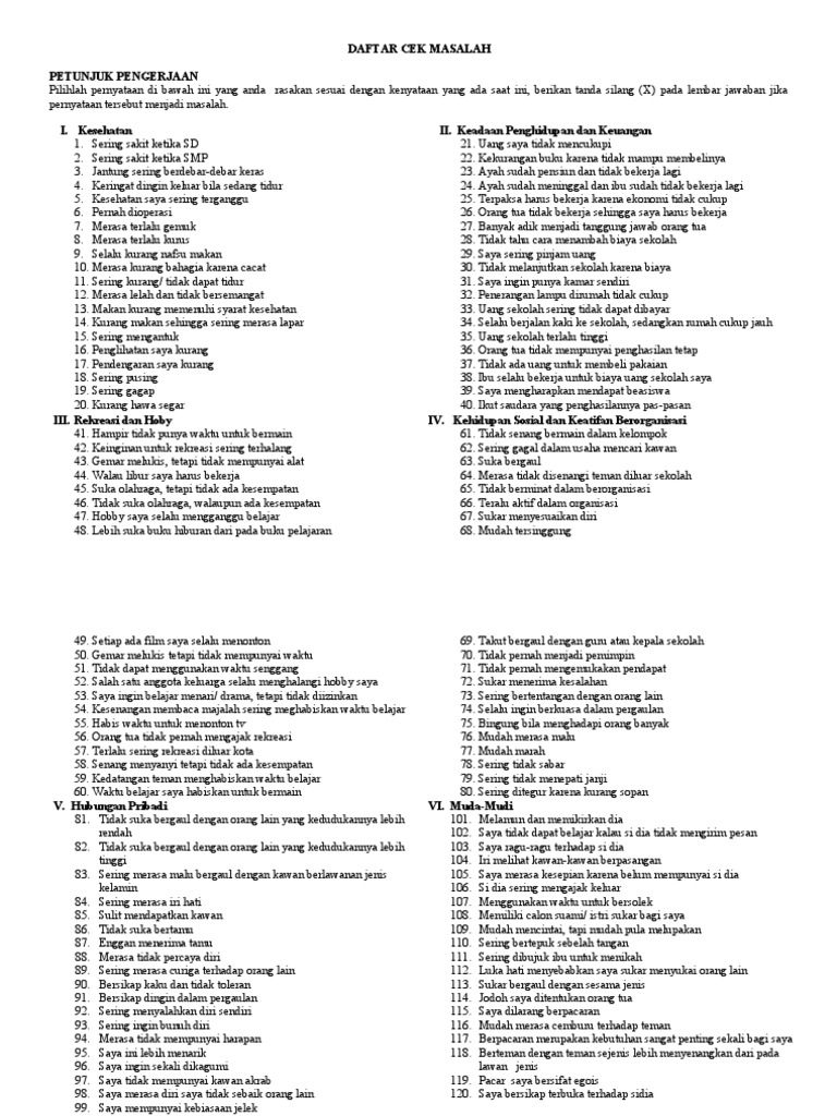 Lembar Pernyataan DCM | PDF