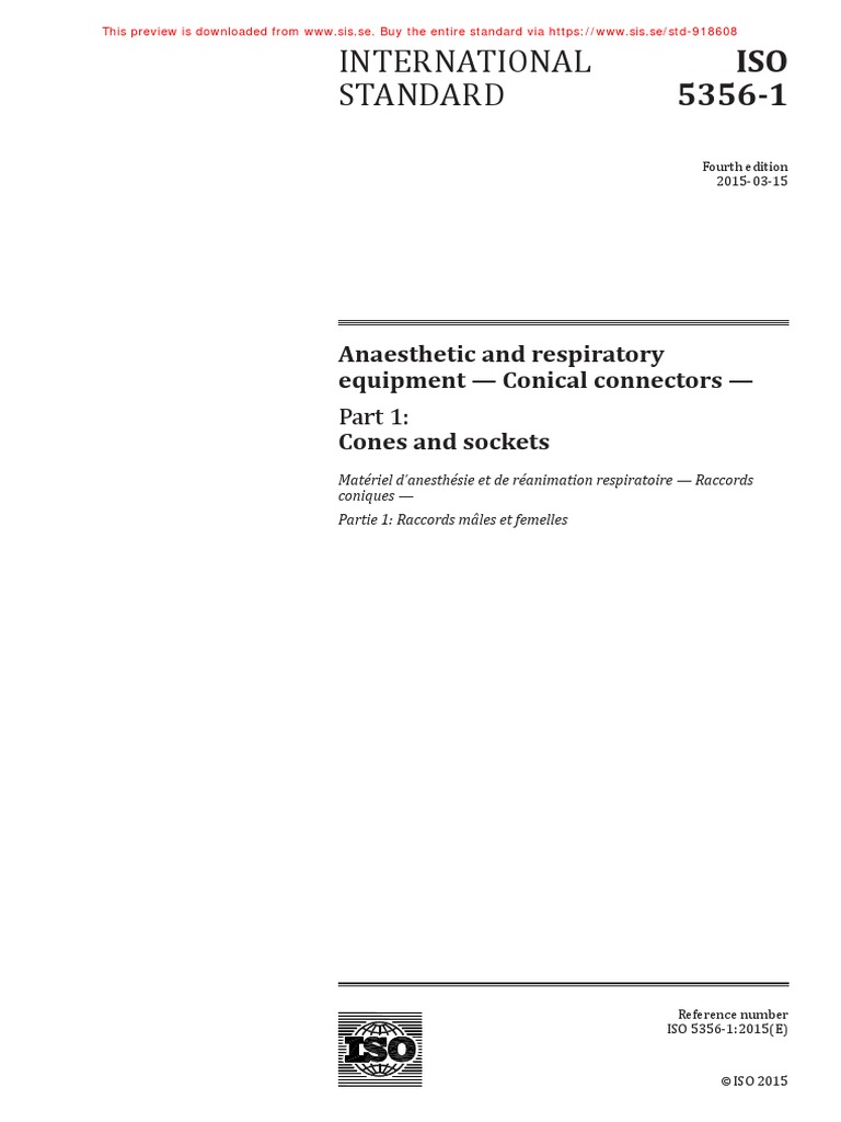 ISO - 5356 - 1 - 2015 - EN-Anaesthetic and Respiratory Equipment ...
