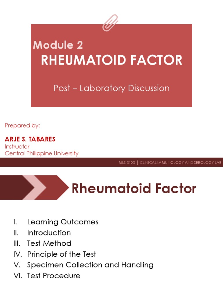rheumatoid-factor-post-laboratory-discussion-pdf-serology-antibody