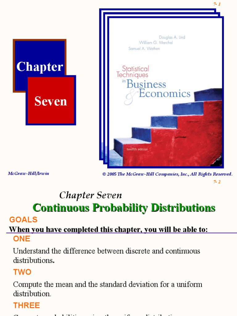 Chapter 07 PowerPoint | PDF | Probability Distribution | Mean