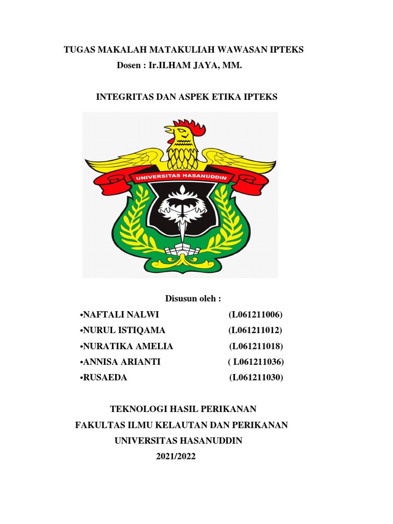 Makalah Wawasan Ipteks | PDF