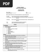 Suctioning Checklist | PDF | Breathing | Clinical Medicine