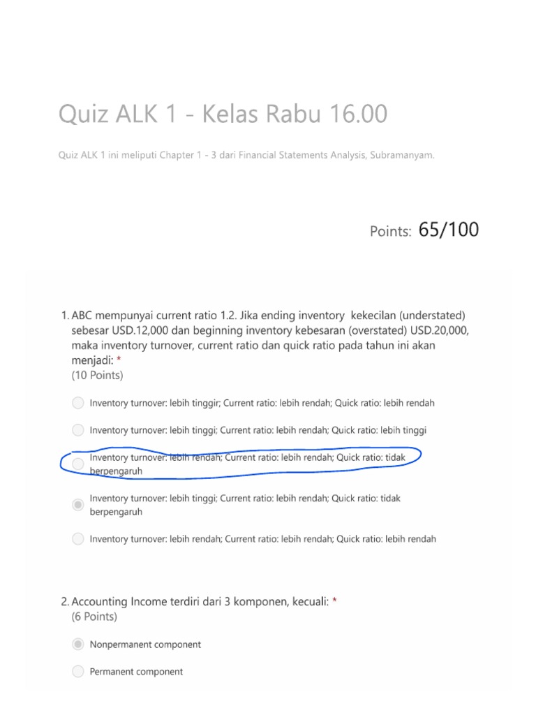 Kuis 1 | PDF
