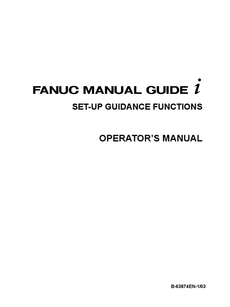 FANUC Set-Up Guidance Manual | PDF | Cartesian Coordinate System ...