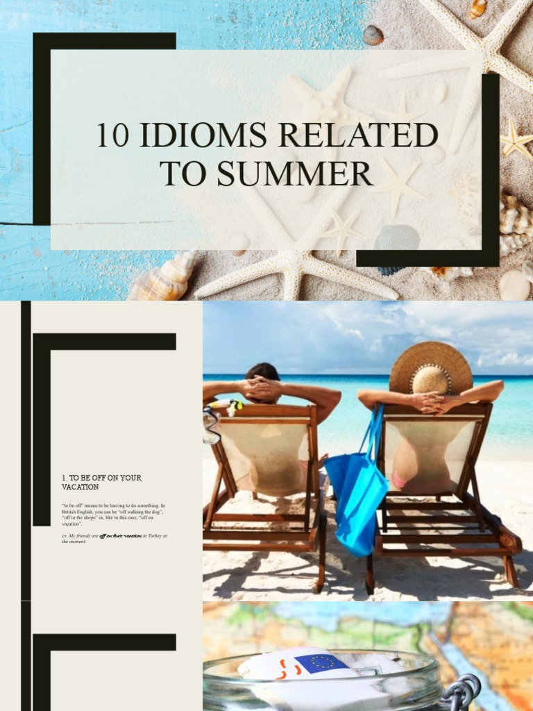 10 Idioms Related To Summer | PDF