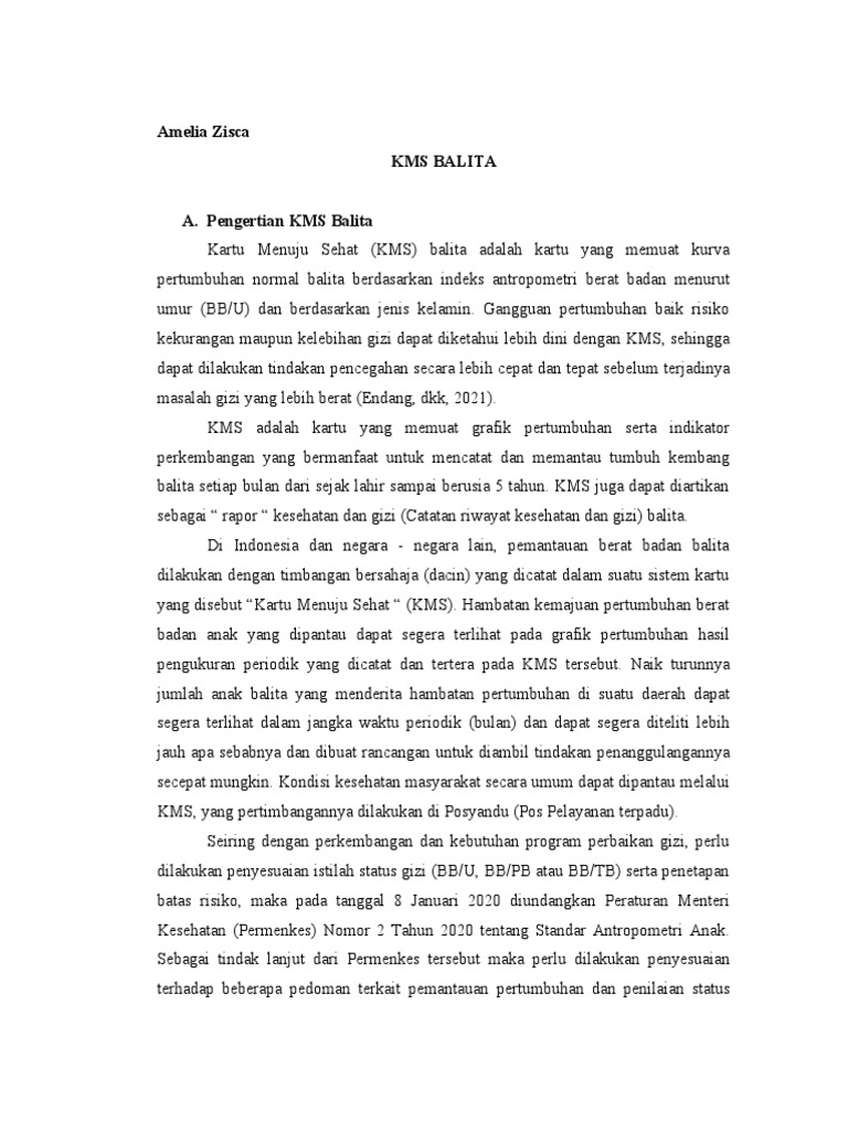 Kms Balita | PDF | Ilmu Sosial | Kesehatan Holistik