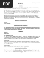 Riprap Installation Guide - 1: Table 1: Riprap Horizontal Dimensions | PDF