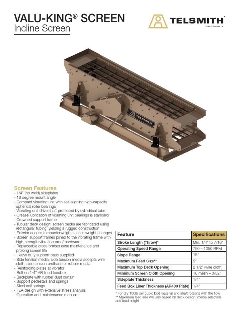 Valu King Screen 1 | PDF | Safety | Bearing (Mechanical)