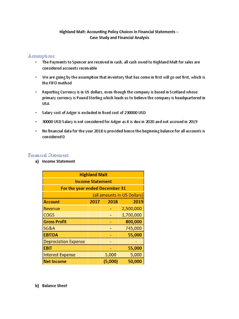 Accounting Case Study | PDF | Financial Ratio | Stocks