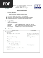Detailed Lesson Plan in Grade 5 Mathematics | PDF | Prime Number ...