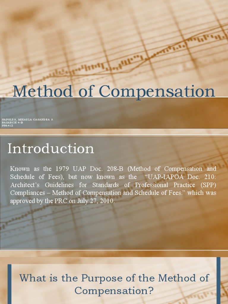 Method of Compensation | PDF | Per Diem | Economies