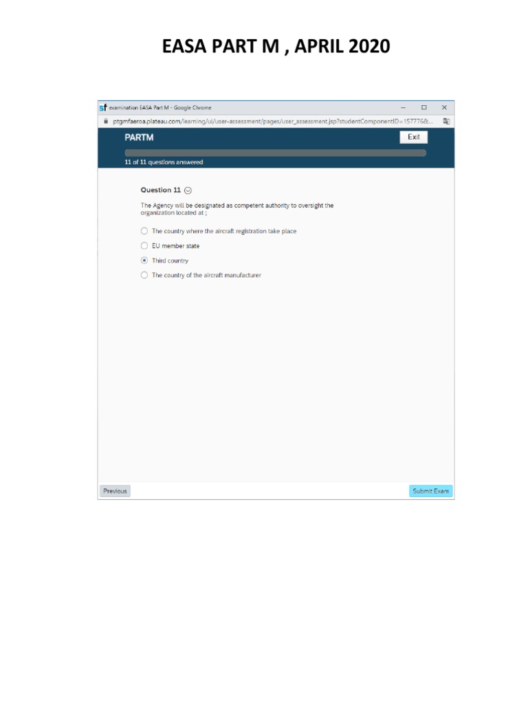 EASA PART M Guidelines | PDF
