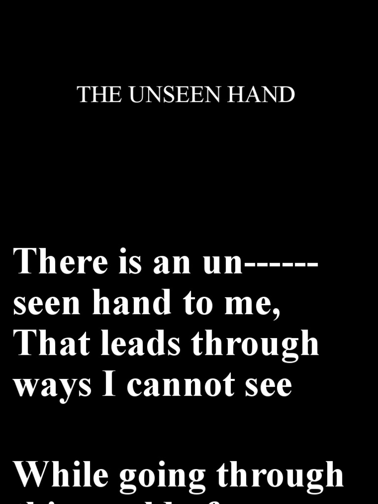 The Unseen Hand | PDF