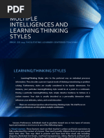 Learning Styles | PDF | Learning Styles | Teaching