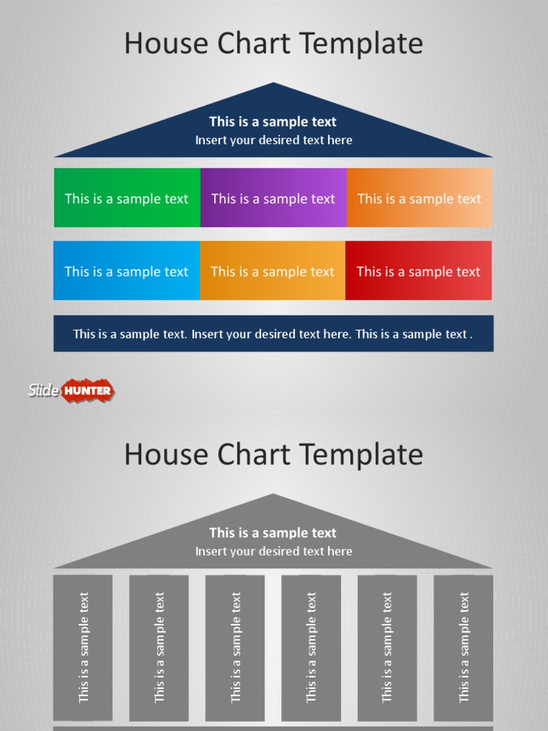 Free House Chart Template for PPT | PDF | Software | Computing
