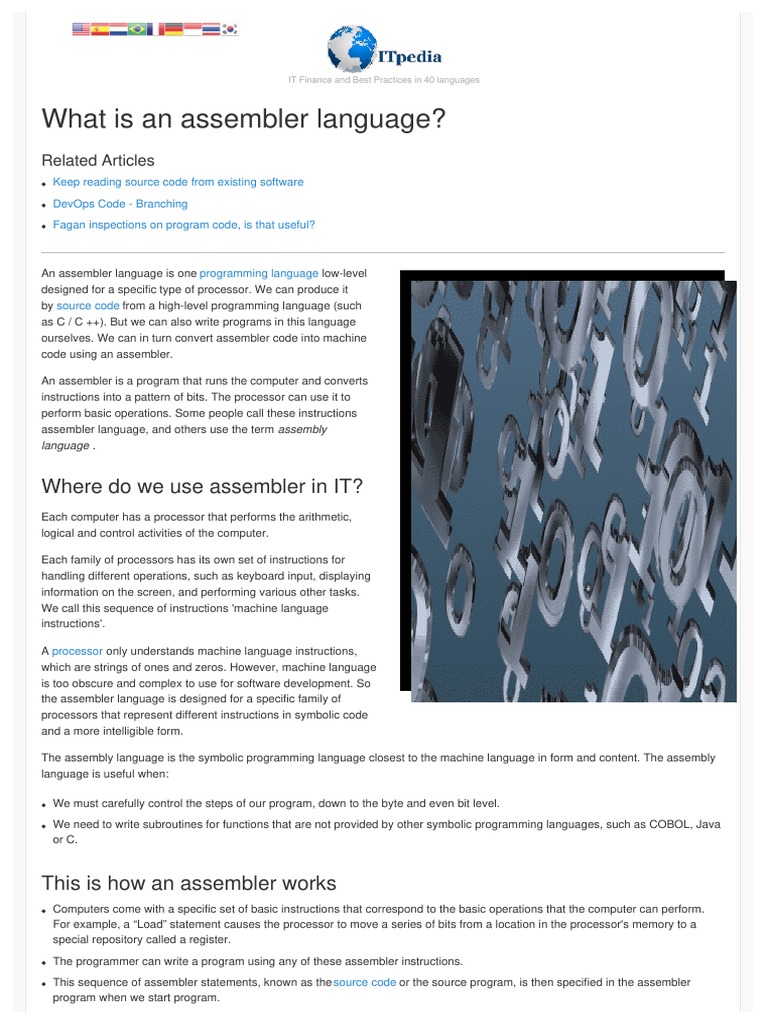 Assembler Explained | PDF | Assembly Language | Programming