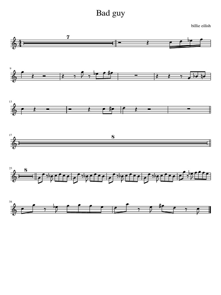 Bad Guy | PDF