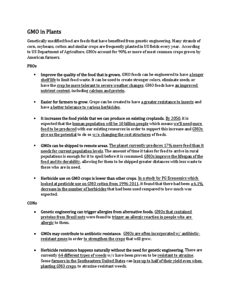 Debate | PDF | Agriculture | Genetically Modified Organism