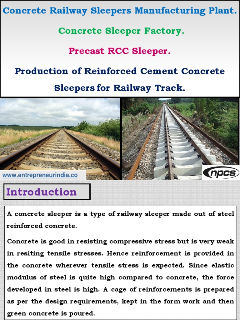 Concrete Sleeper Factory | PDF | Concrete | Rail Transport