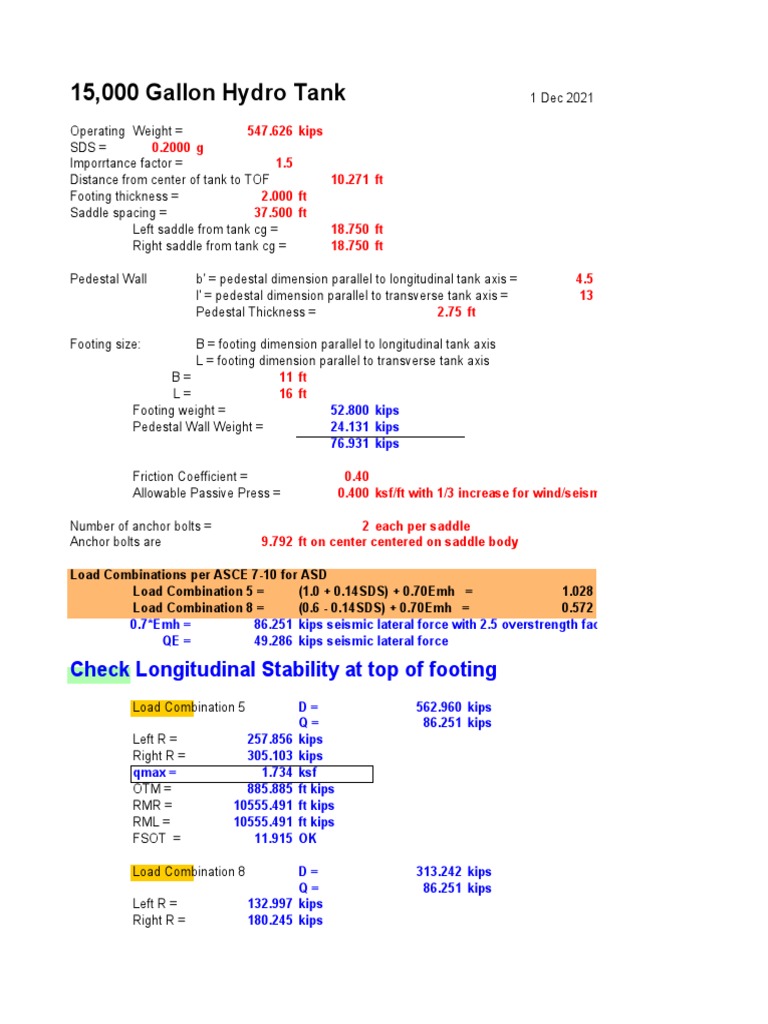 Gallon Hydro Tank | PDF | Force | Continuum Mechanics