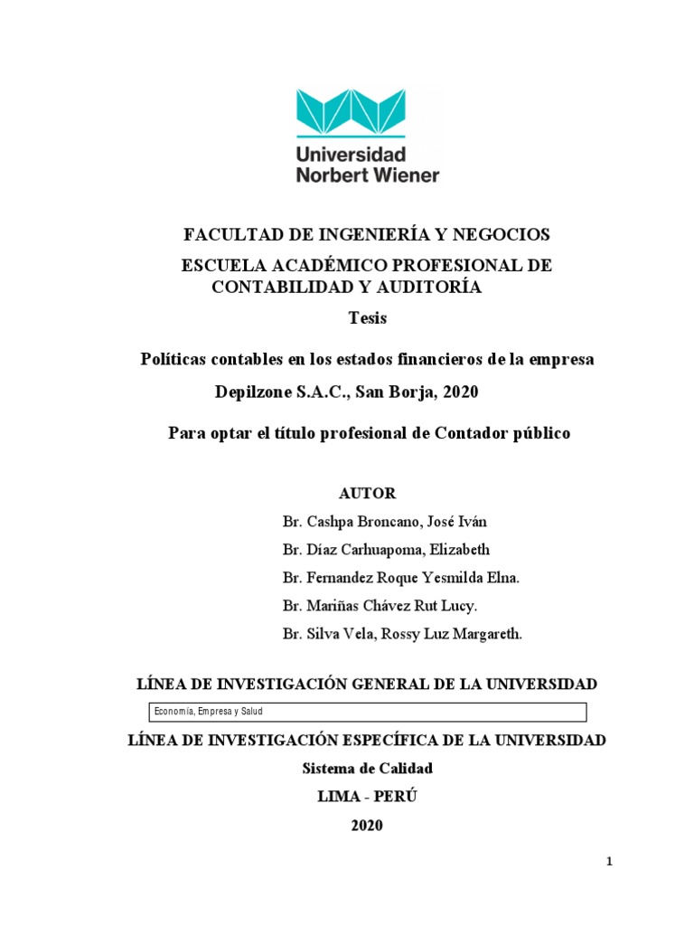 Seminario de Investigacion Del Plan de Tesis - Grupal | PDF ...