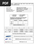 ITP For Asphalt Works | PDF | Specification (Technical Standard) | Verification And Validation