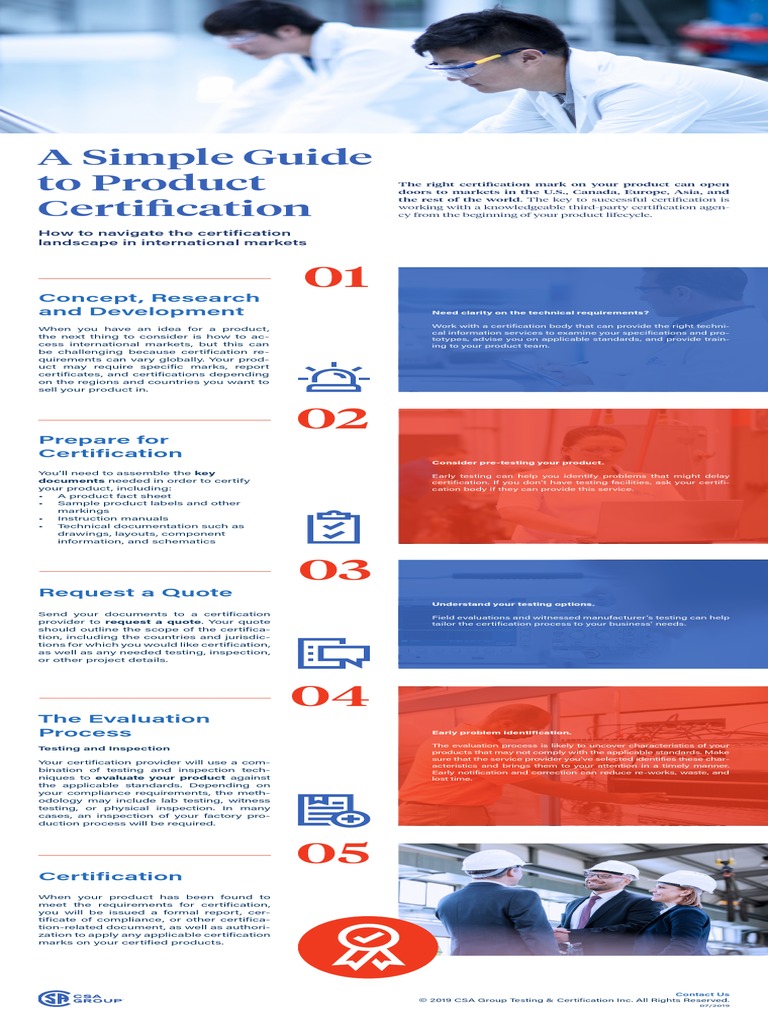 A Simple Guide To Product Certification Static | PDF | Certification ...
