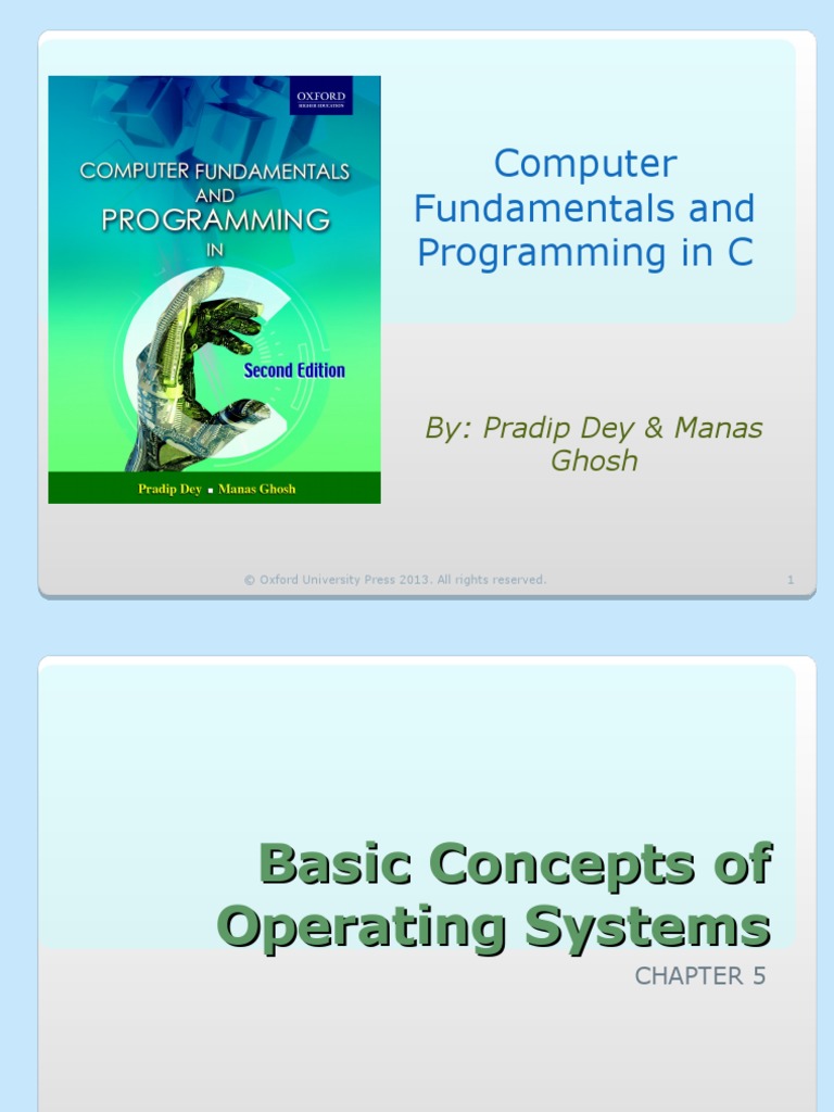 Computer Fundamentals and Programming in C: By: Pradip Dey & Manas Ghosh | PDF | Operating ...