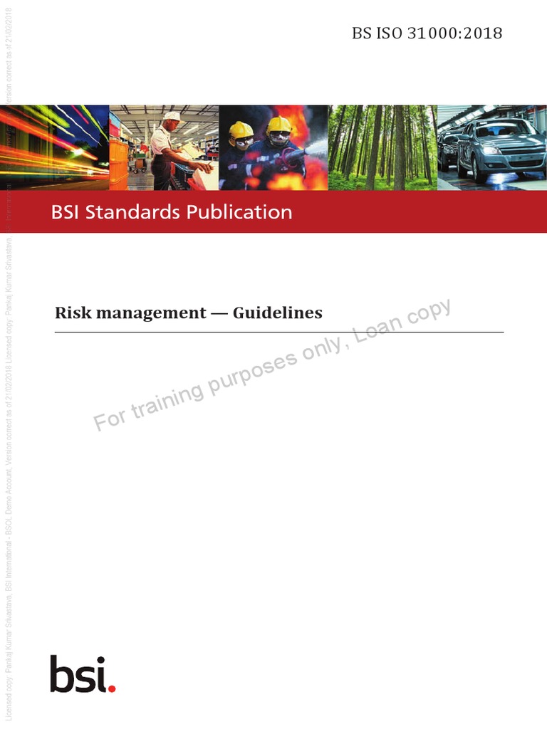 011 - 20191007 - ISO 31000.2018 - Risk Management - Guidelines | PDF ...