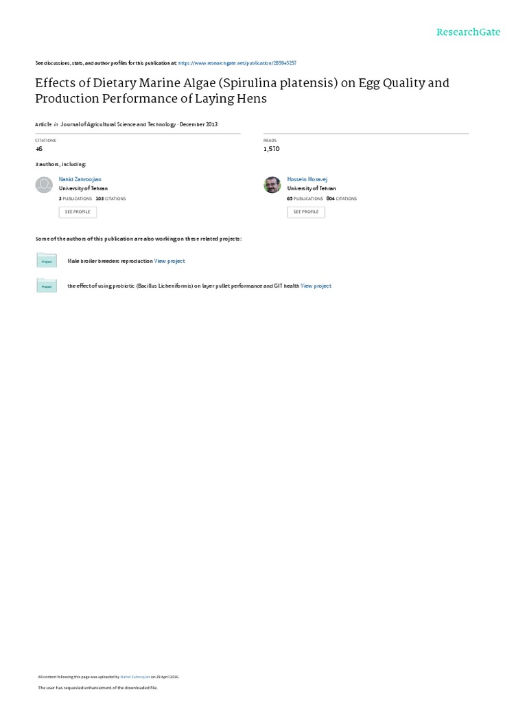 Jas T 102161384633800 | PDF | Egg As Food | Yolk