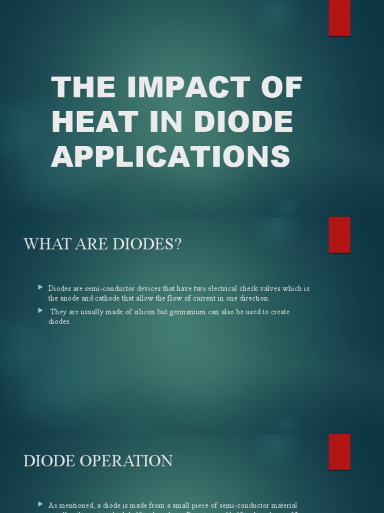 Temperature Effects on Diode Performance | PDF | Diode | P–N Junction