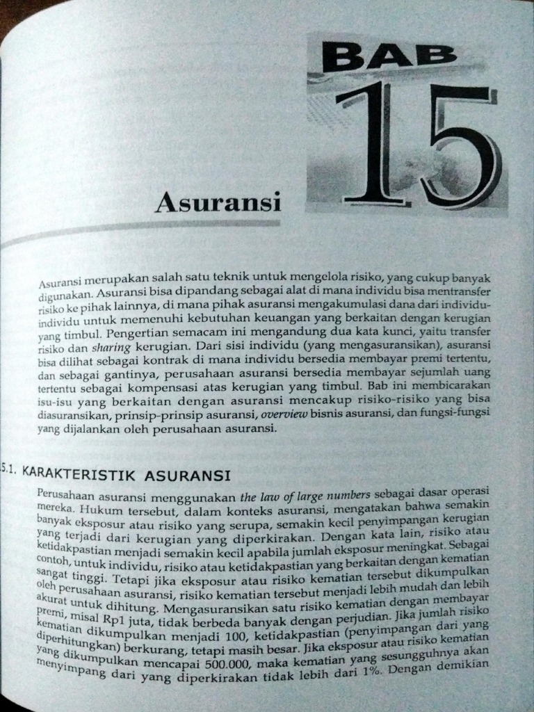 Bab 15 Asuransi | PDF