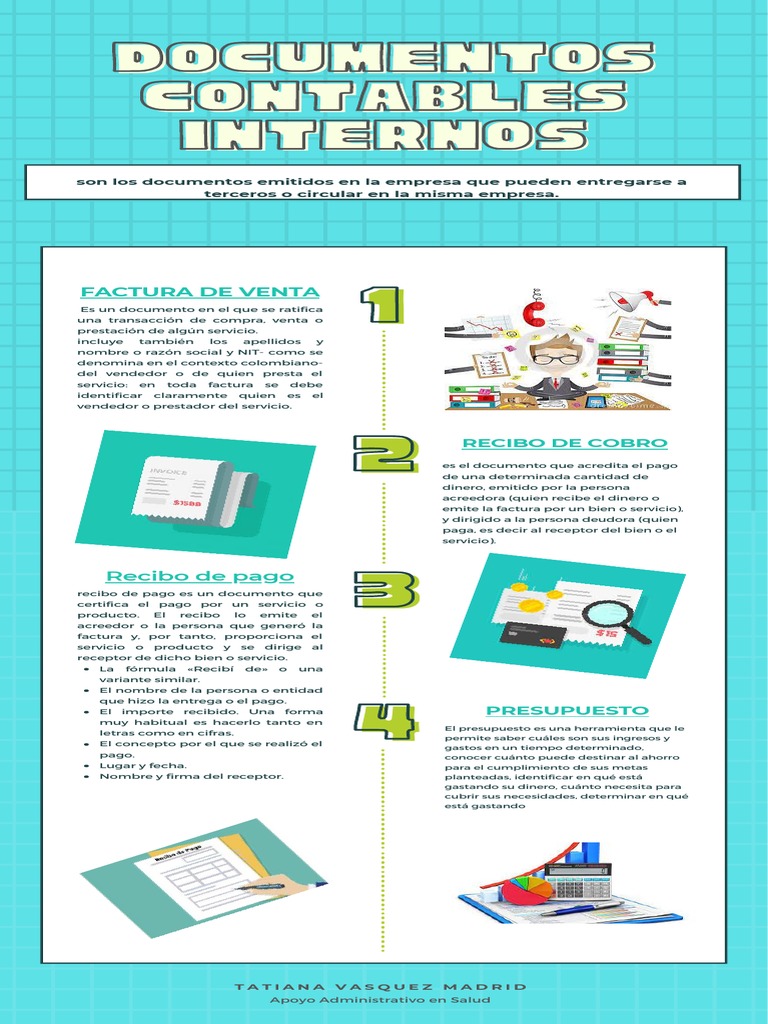 Infografia-Documentos Contable | PDF | Factura | Pagos