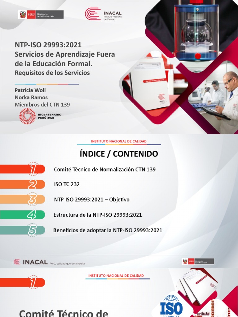 NTP Iso 29993-2021 | PDF | Aprendizaje | Evaluación