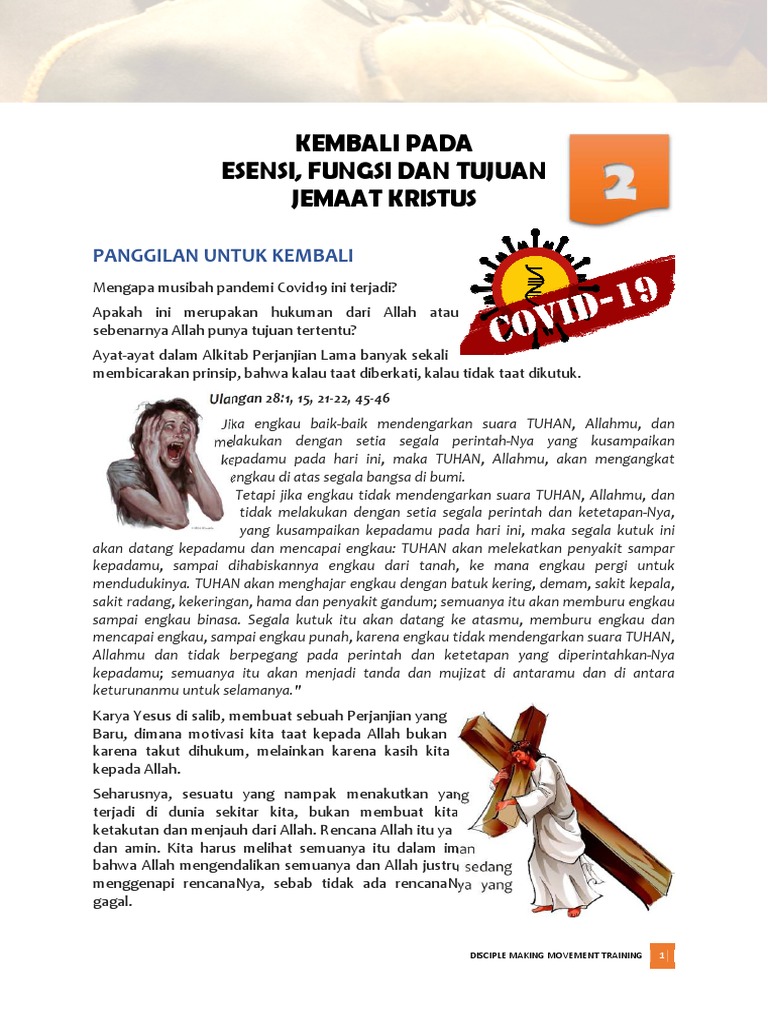 2 - Esensi, Fungsi Dan Tujuan Ekklesia | PDF