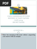 Caribbean Studies Syllabus Overview 2025 | PDF | Caribbean | Diaspora